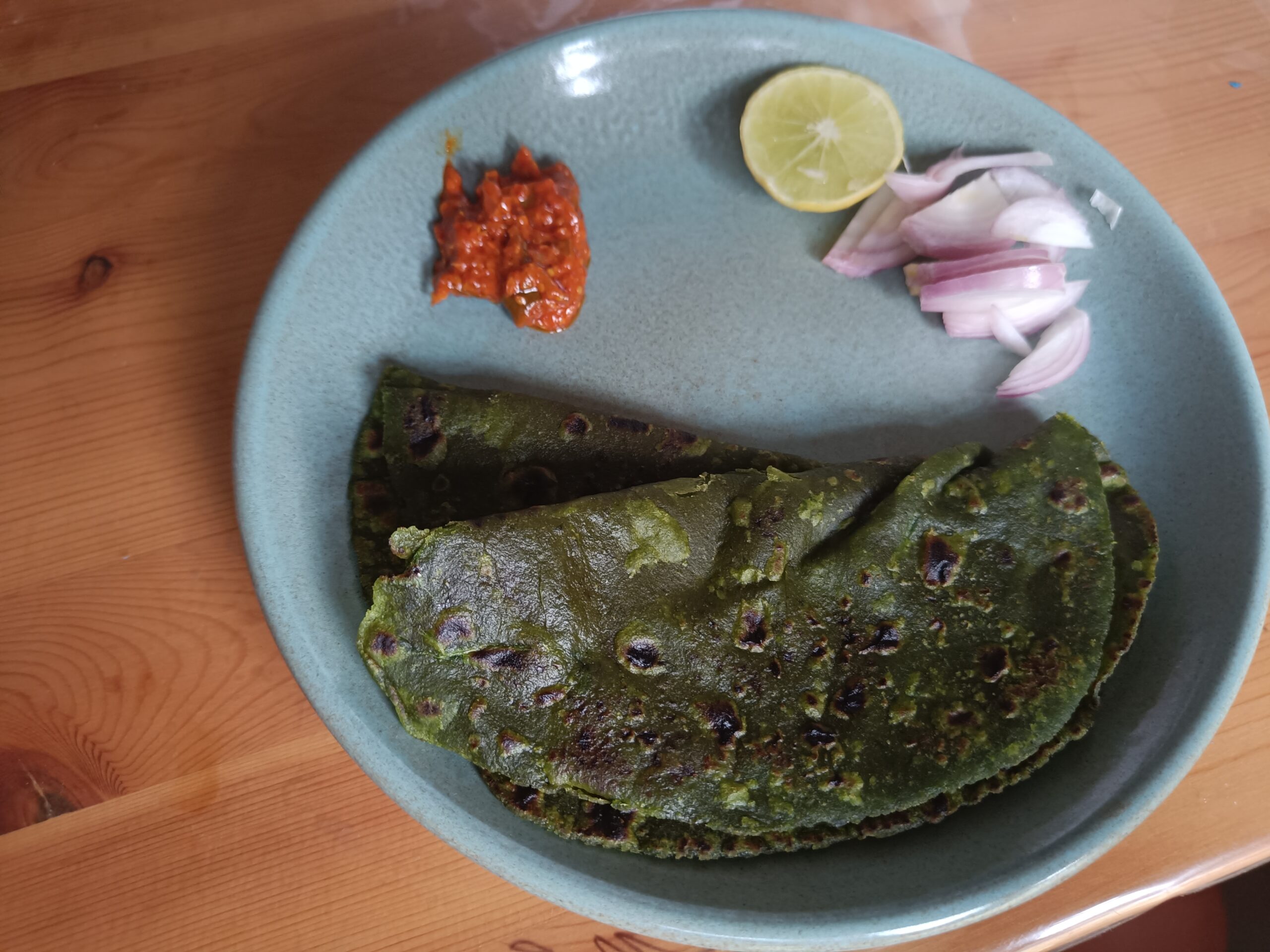 Palak paratha | Spinach tortilla | பாலக் கீரை பரோட்டா | पालक का पराठा ...